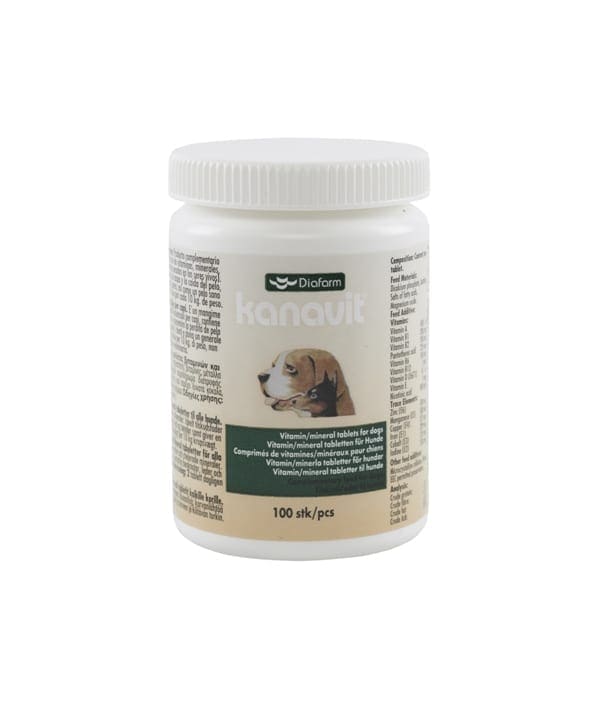 Kanavit vitamin/mineral tabletter - Gærum Dyreklinik